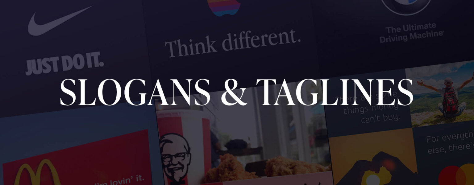 20 Best Famous Company Slogans & Taglines You Can Recall – 28Lions ...